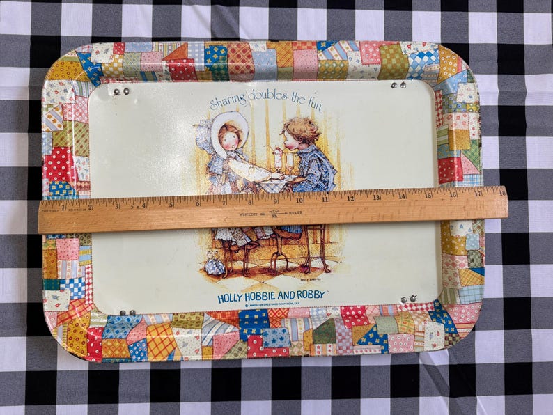 Vintage 70s to 80s Holly Hobbie Metal Tray. 70s Kids Room Decor. - Etsy