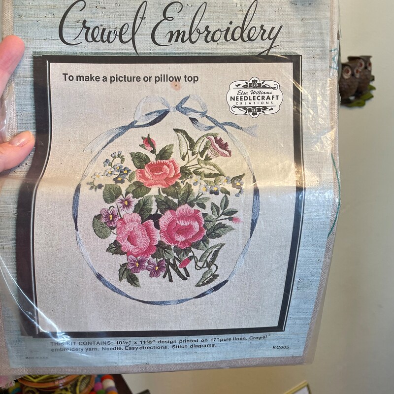 Crewel Embroidery Kits - Etsy