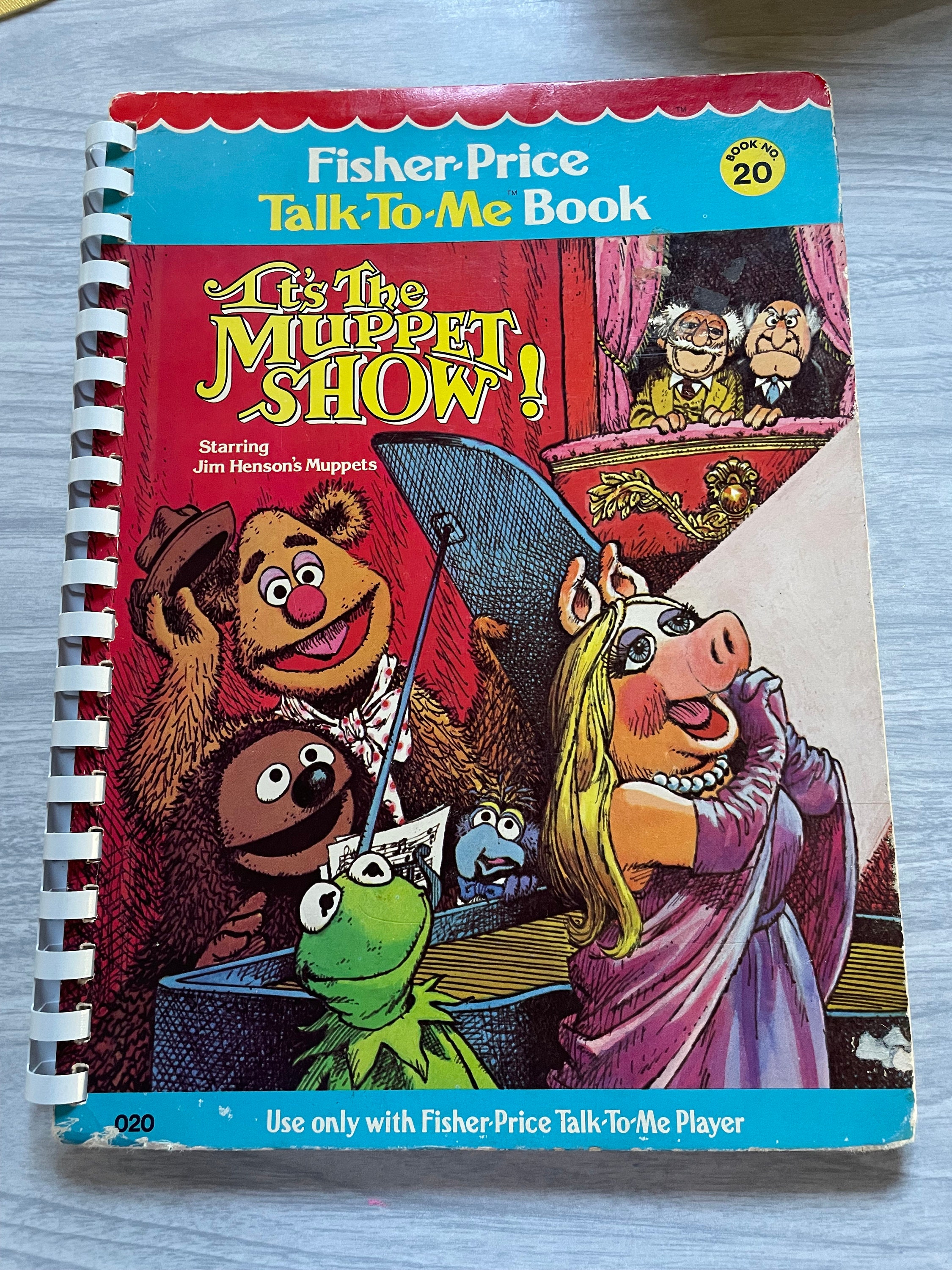 Vintage 1970s Its the Muppet Show Book. Fisher-price Talk to Me Book ...