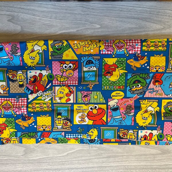 Sesame Street Fabric - Etsy