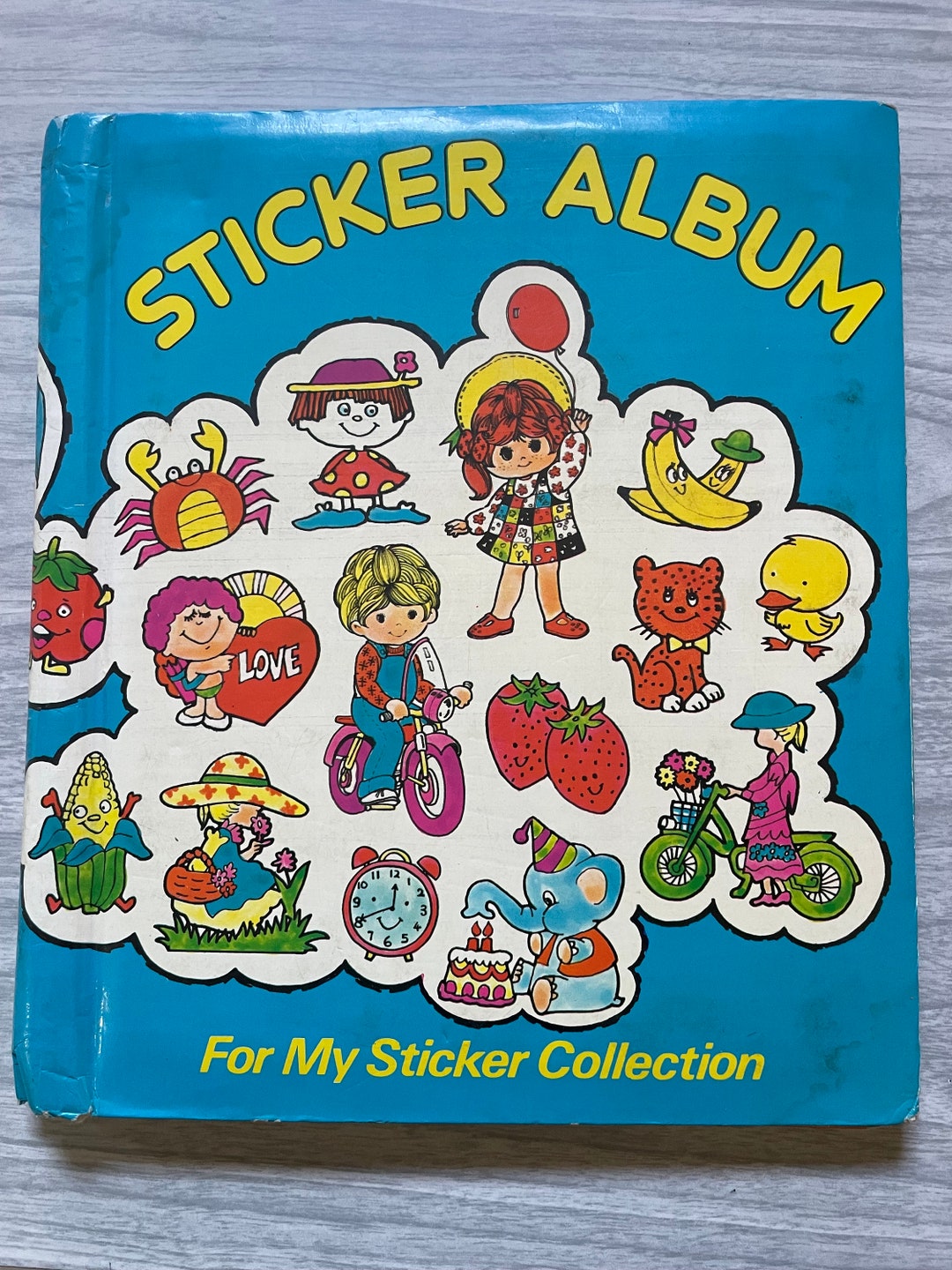 Vintage 1980s Kids Sticker Collection Album With Lots of Retro Stickers ...