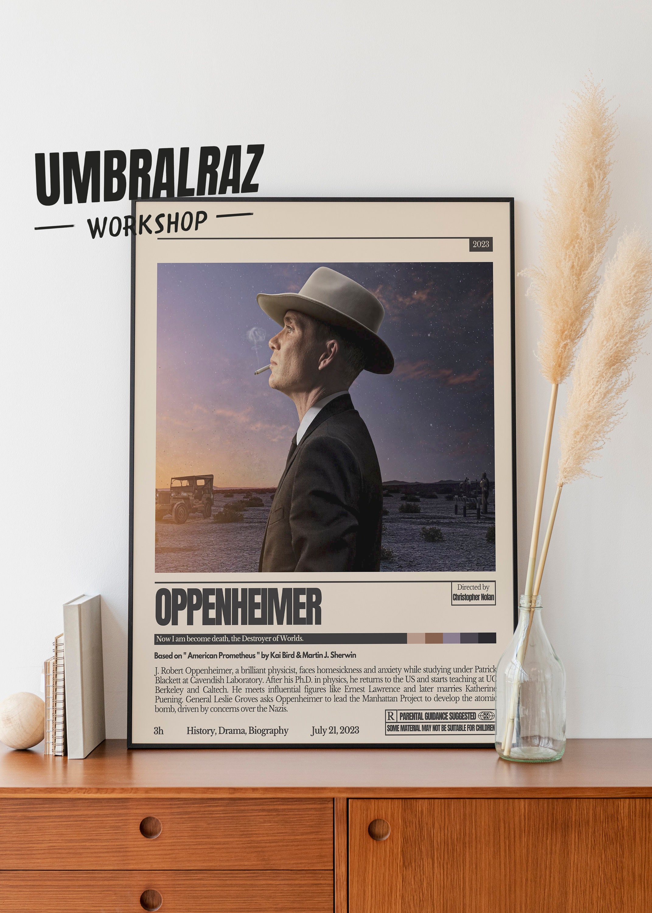 Oppenheimer Poster, Oppenheimer Movie 2023, Oppenheimer Merch ...