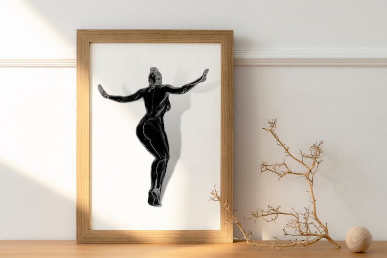 Naked Anime Girl Naked Woman Picture Erotique Naked Girl Etsy
