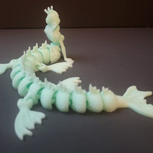 3D Printed Mermaid - Etsy