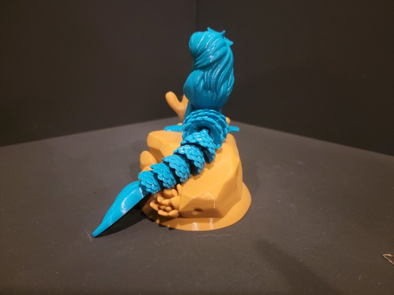 3D Printed Mermaid - Etsy