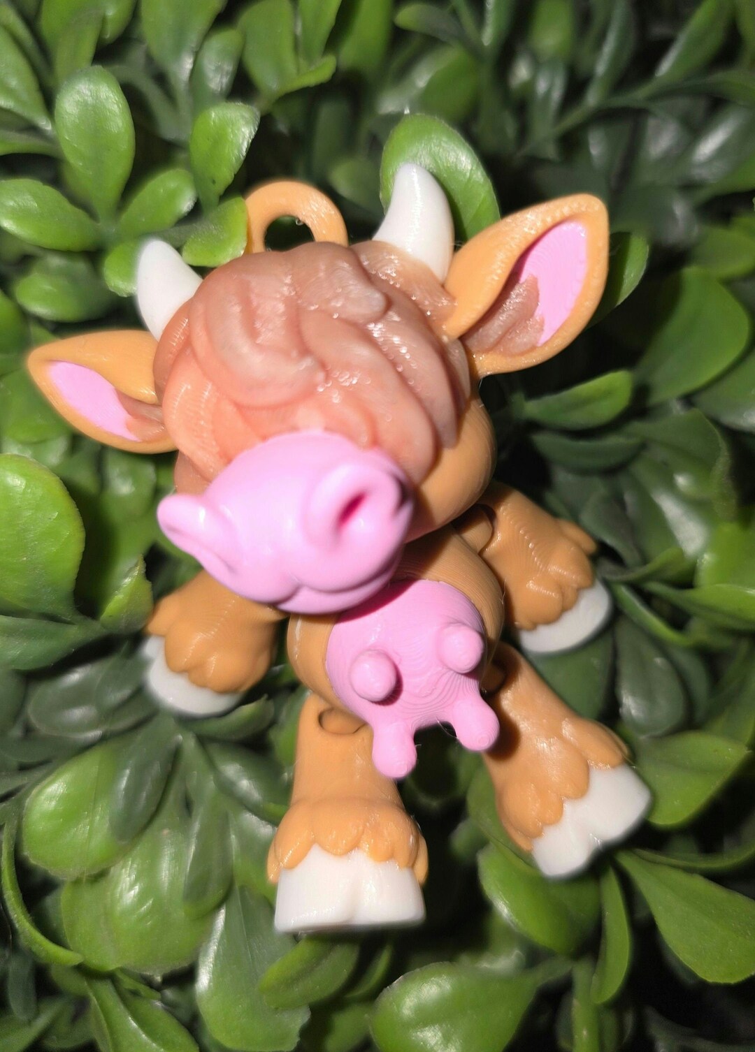 Baby Highland Cow Keychain - Etsy