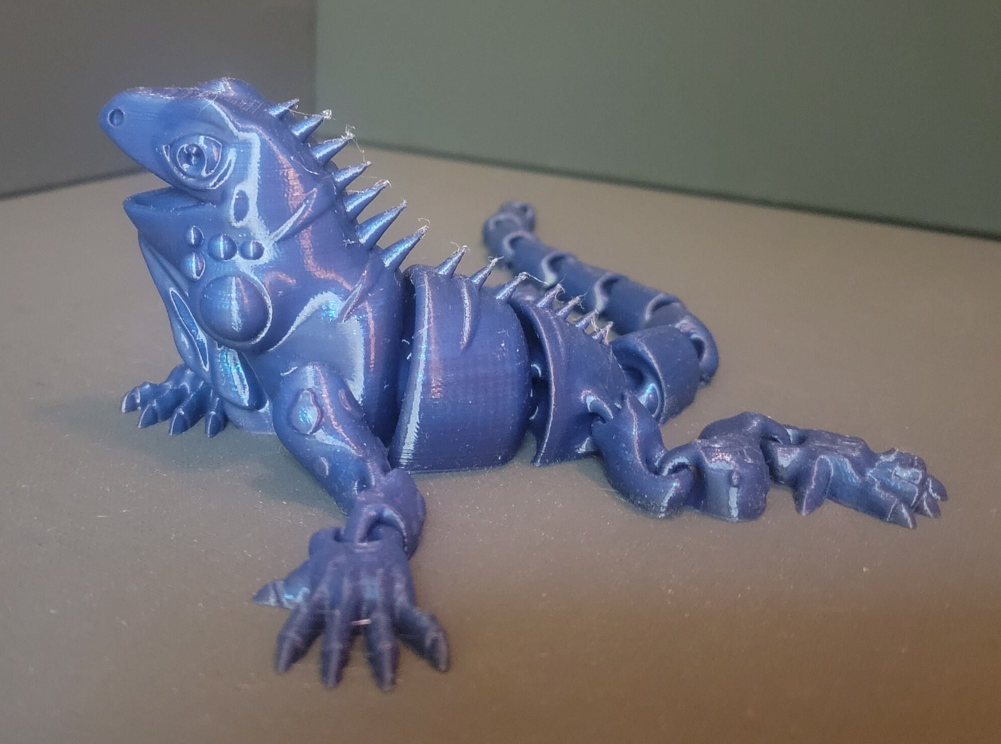 3D Printed Iguana - Etsy