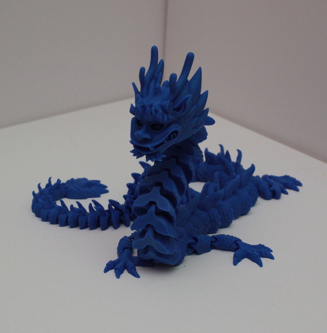Flexi Factory Imperial Dragon 3D Printed Articulated Toy - Etsy