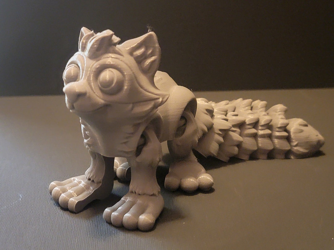3D Printed Raccoon - Etsy