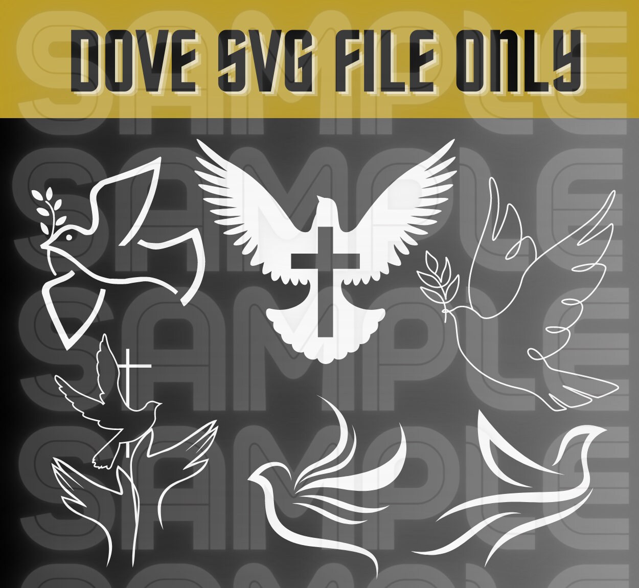 Dove SVG File Only | Perfect for Crafting - Etsy