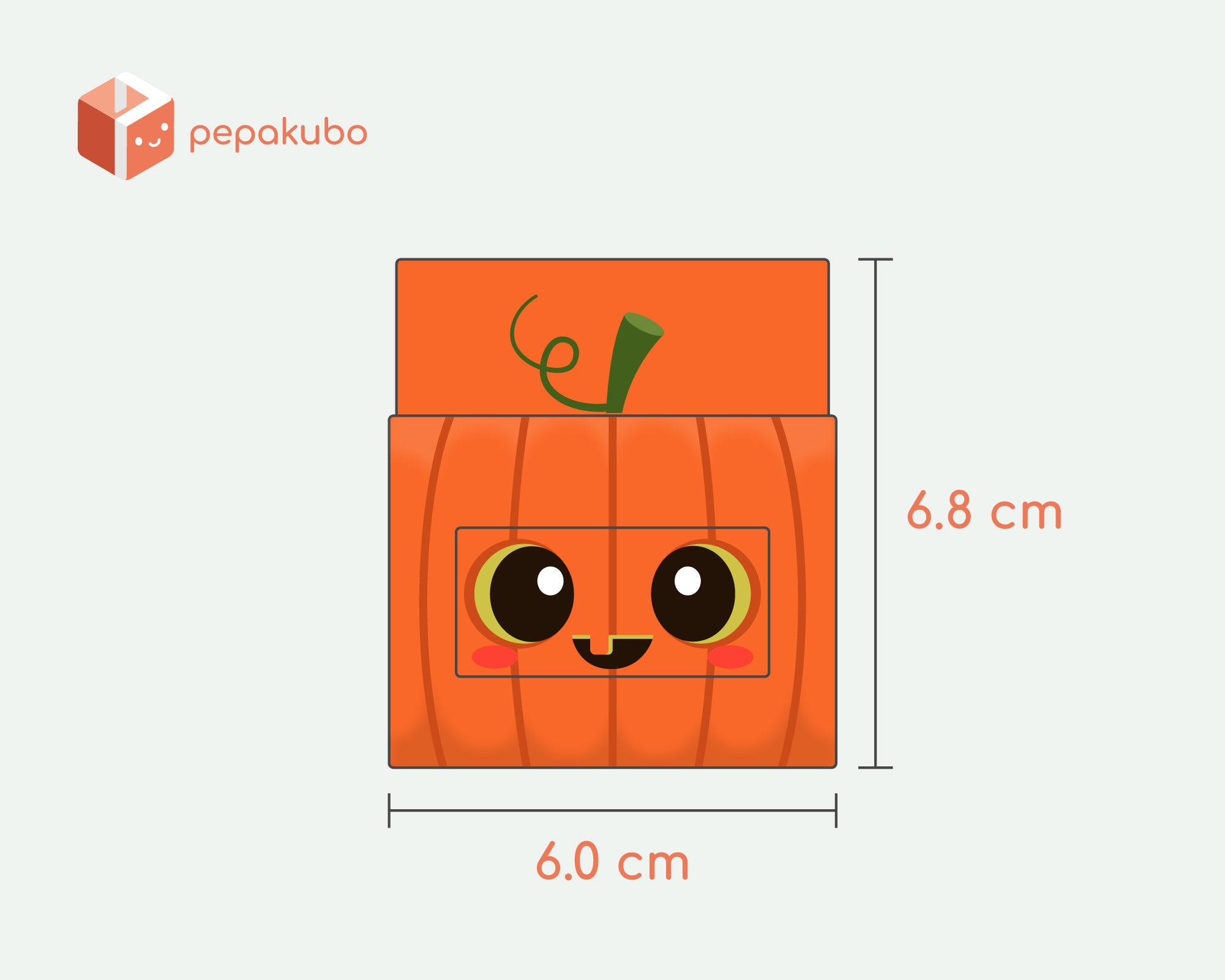 Pepakubo Emoji Cube (halloween Pumpkin) | Cute Face Swapping Kawaii Paper Automata | Printable ...