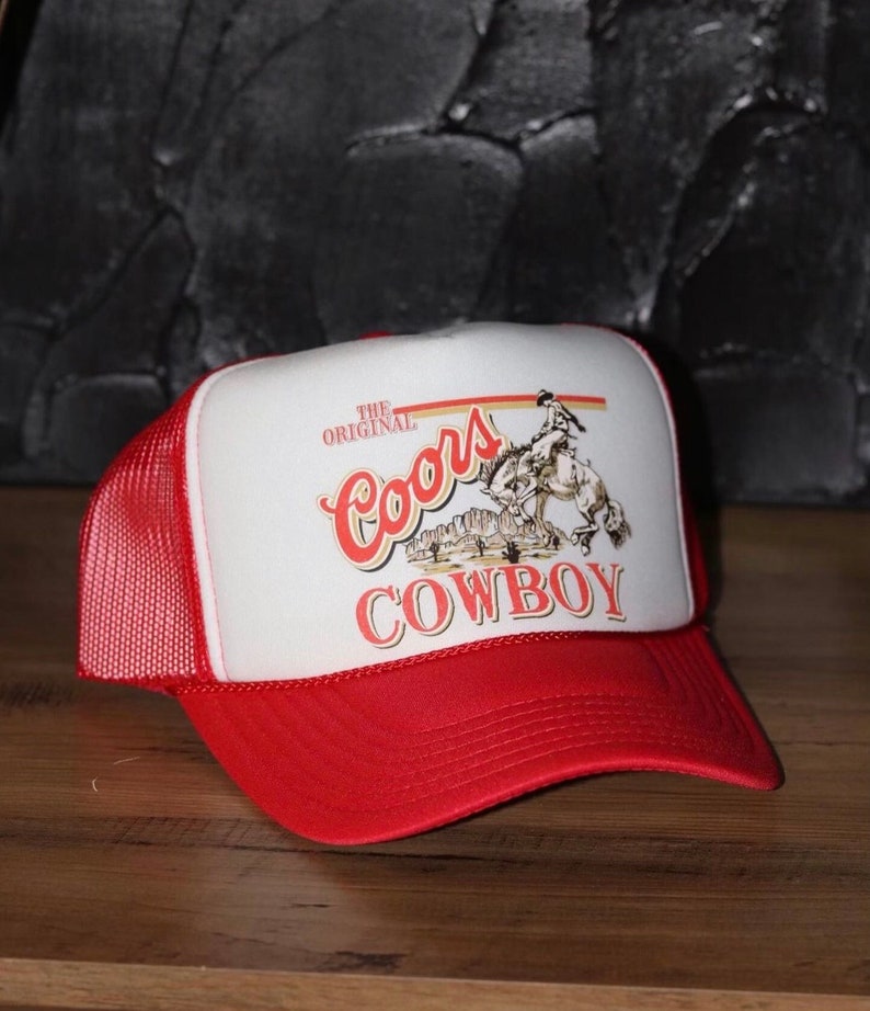 The Original Coors Cowboy Rope Trucker Hat - Etsy