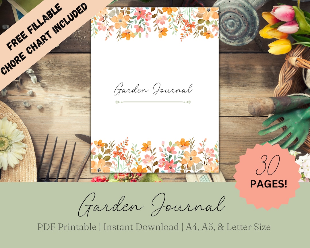 Printable Garden Planner, Garden Journal Download, Seed Starting ...