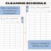 Printable Spring Cleaning Checklist Spring Cleaning Template With ...
