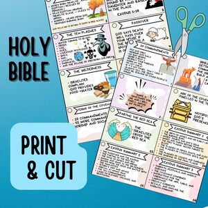Bible Flashcards , Exodus Flashcards , Bible Study Guide , Bible ...