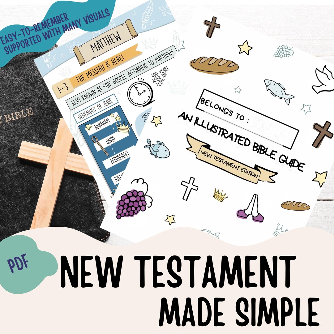 New Testament Made Simple Bible Study Guide Easy to Use Bible Study ...