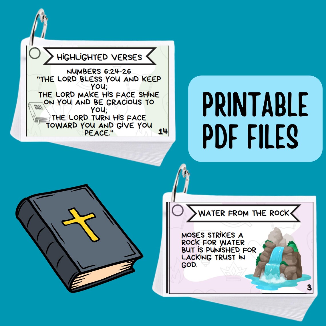 Bible Flashcards , Numbers Flashcards , Bible Study Guide , Bible ...