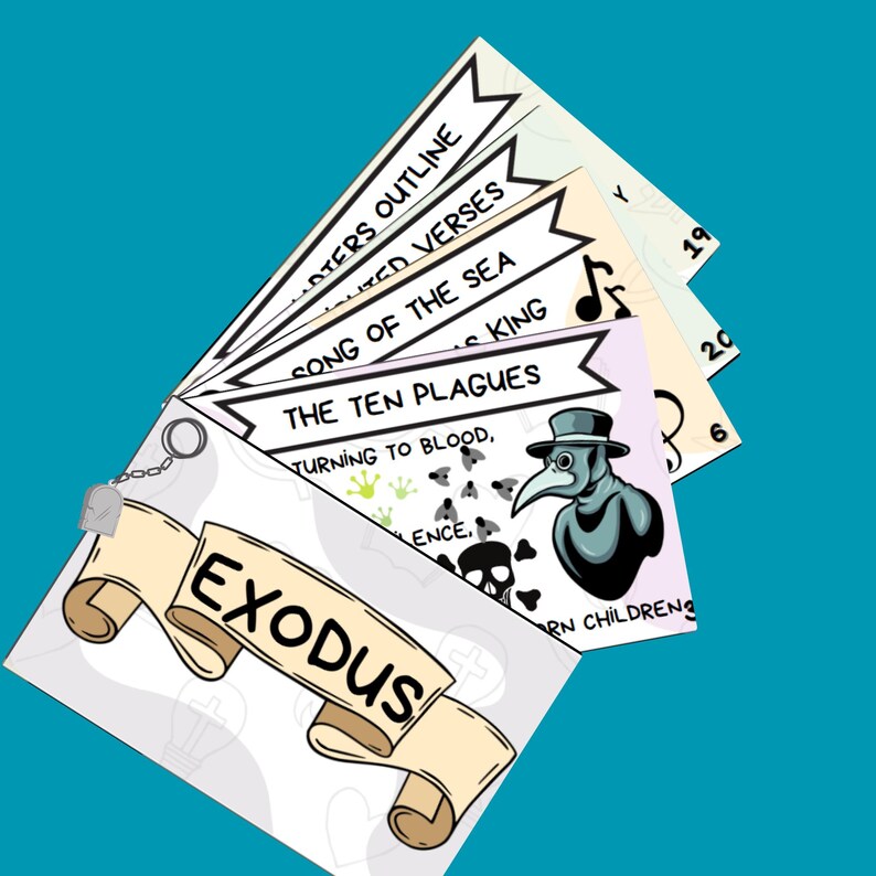 Bible Flashcards , Exodus Flashcards , Bible Study Guide , Bible ...