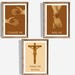 The Five Holy Wounds of Jesus Wall Art Set | Crucifixion Printable ...