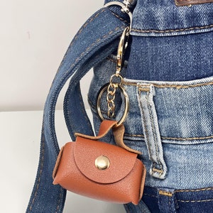 Vegan Leather Cute Mini Handbag Charm / Purse Tag / Keychain - Etsy