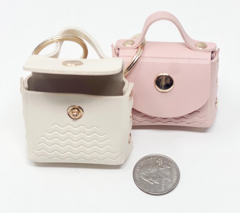 Vegan Leather Cute Mini Handbag Charm / Purse Tag / Keychain - Etsy