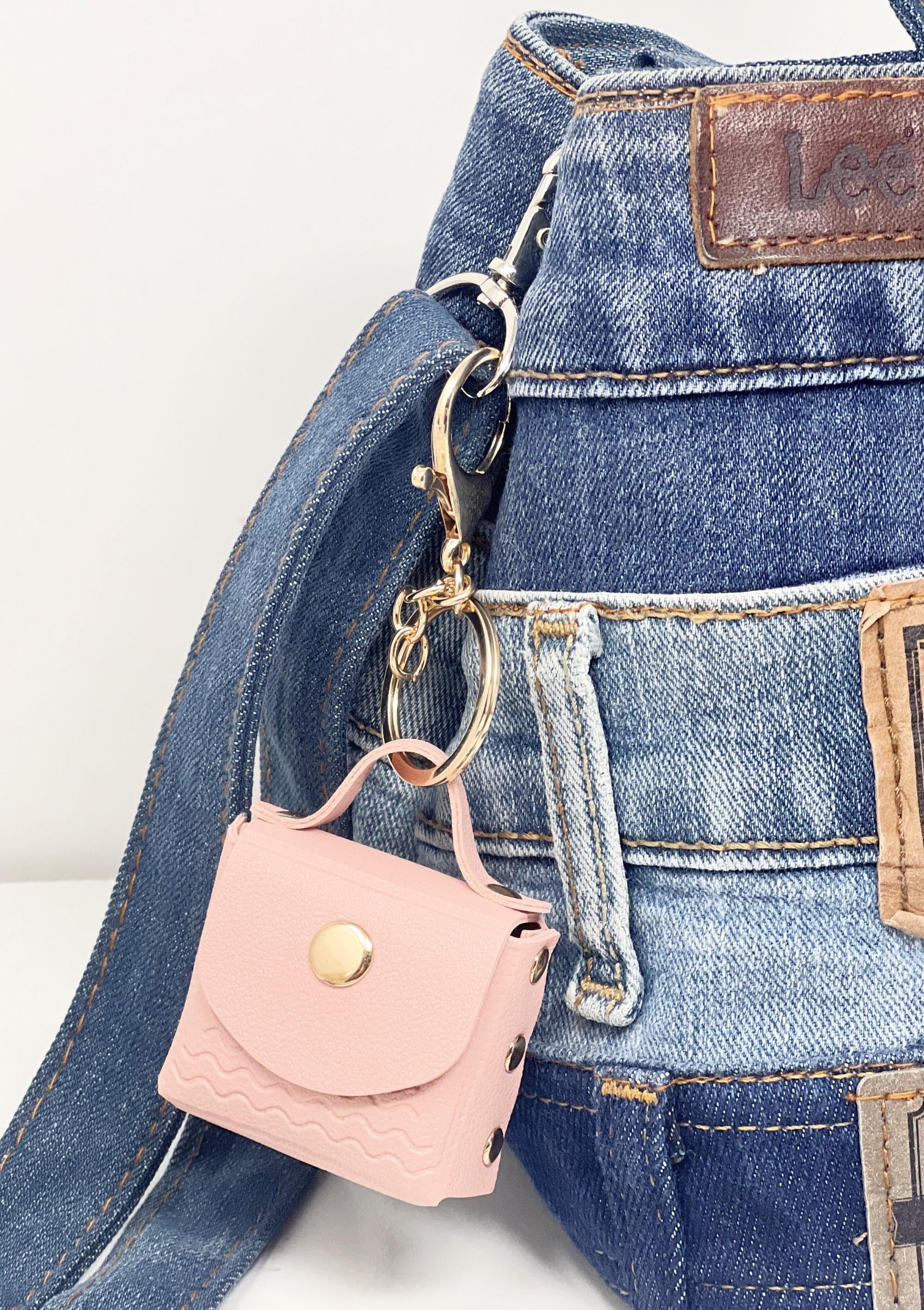 Vegan Leather Cute Mini Handbag Charm / Purse Tag / Keychain - Etsy