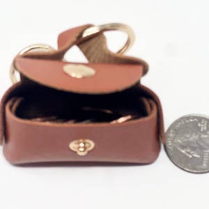 Vegan Leather Cute Mini Handbag Charm / Purse Tag / Keychain - Etsy
