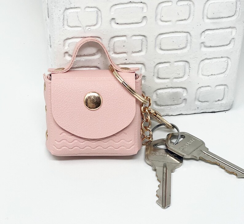Vegan Leather Cute Mini Handbag Charm / Purse Tag / Keychain - Etsy
