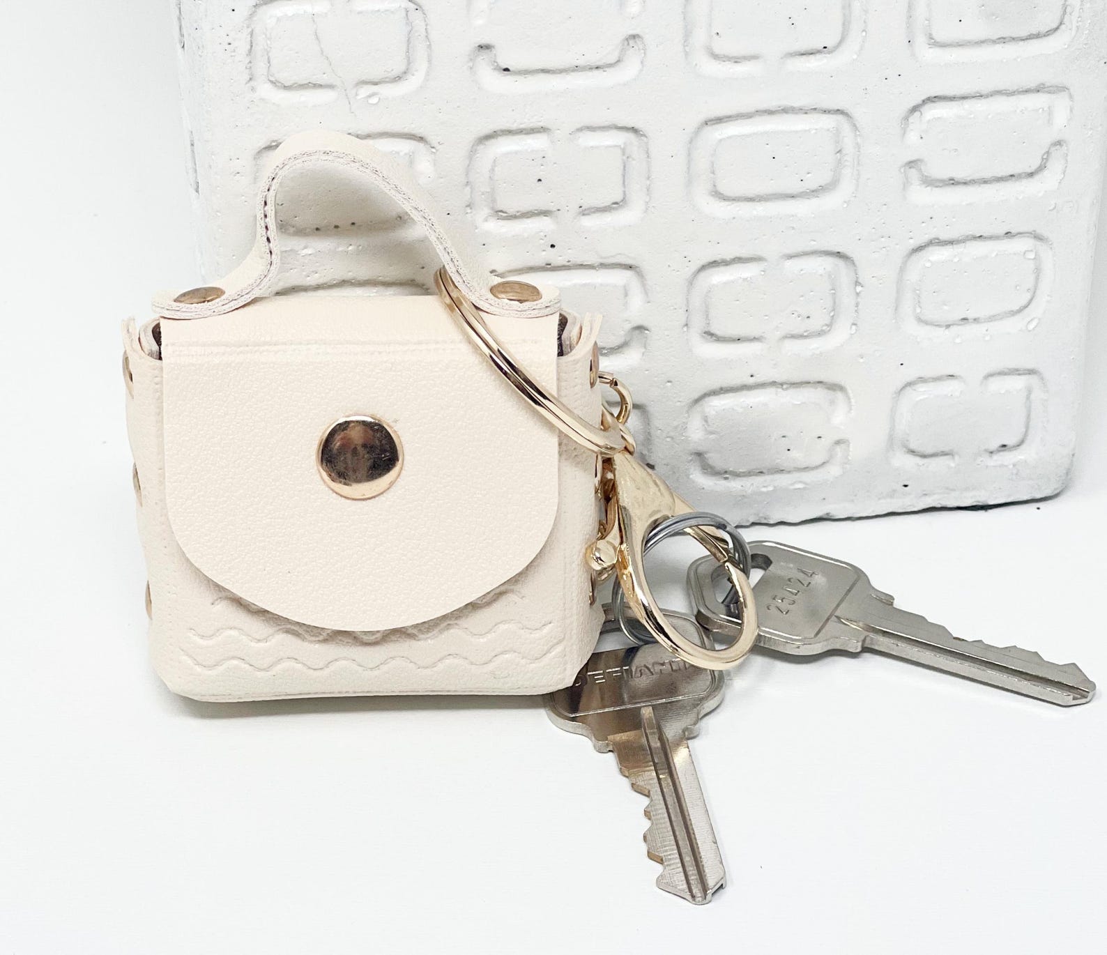 Vegan Leather Cute Mini Handbag Charm / Purse Tag / Keychain - Etsy