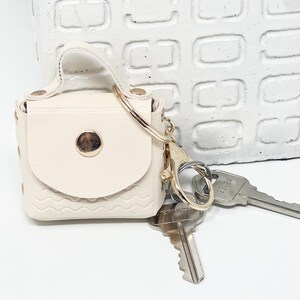 Vegan Leather Cute Mini Handbag Charm / Purse Tag / Keychain - Etsy