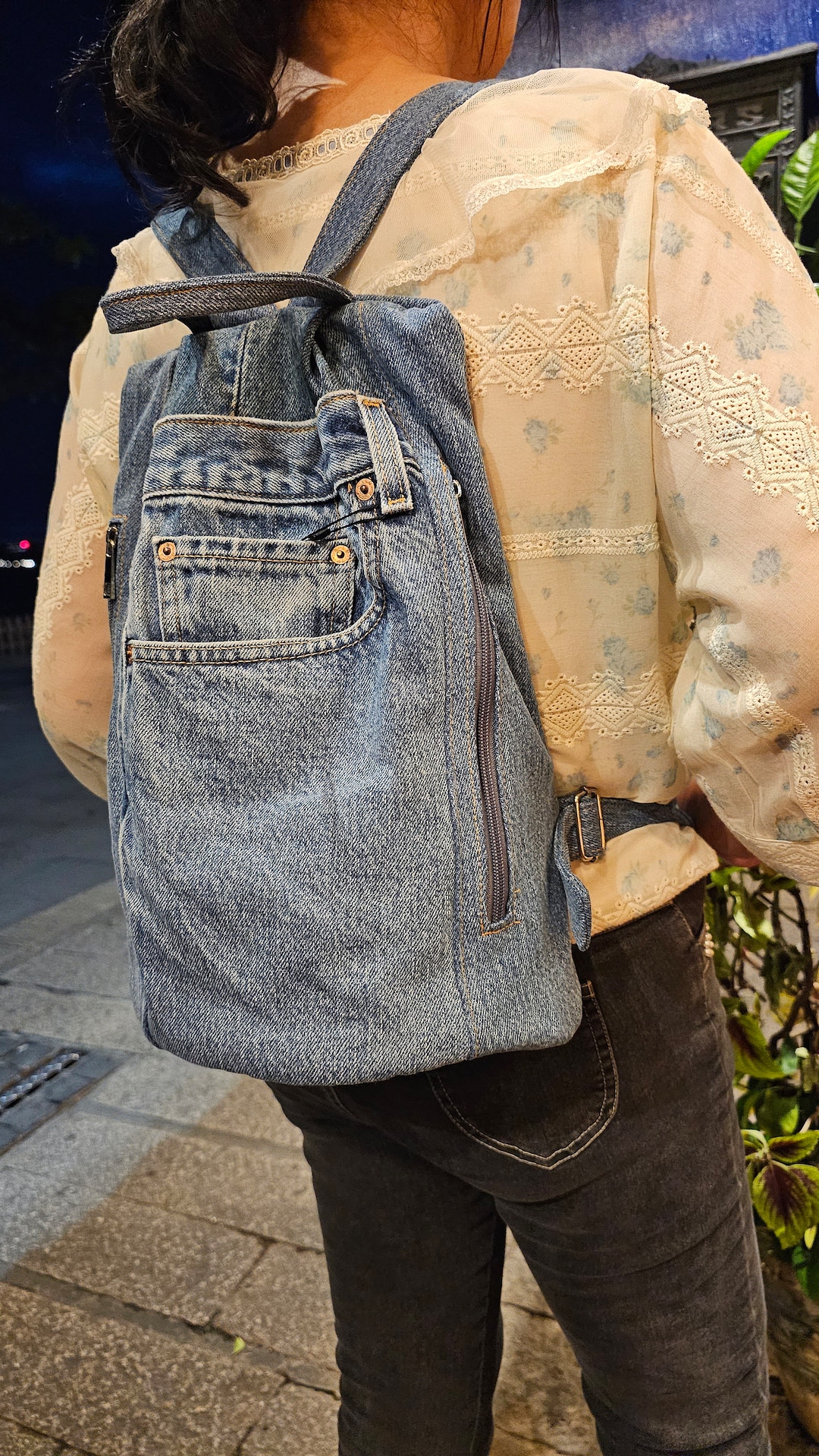 Streetstyle Denim Companion BACKPACK – Trendsetter Denim Back Pack ...