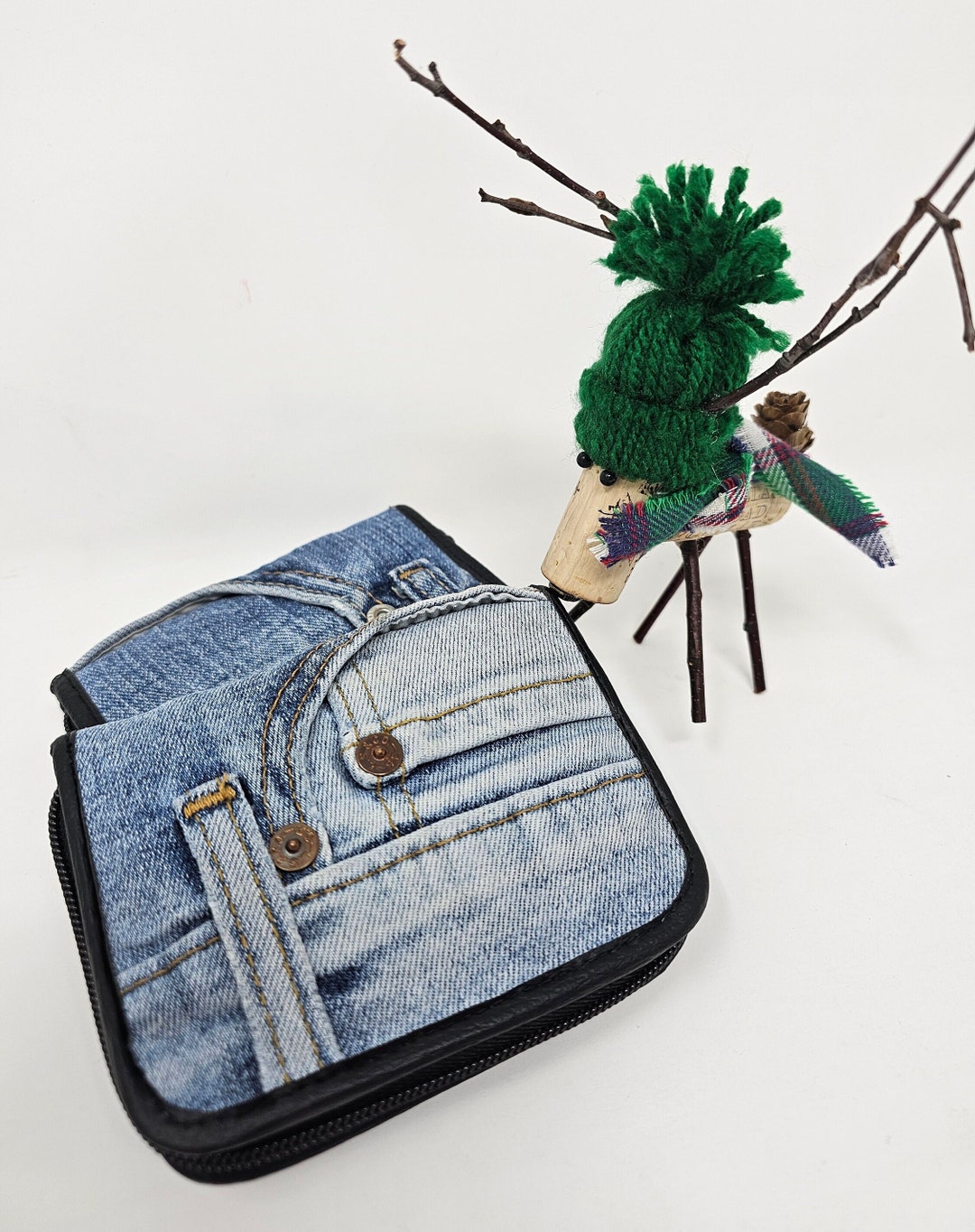 Blue Jean Beauty- the Classic Denim Wallet: Timeless Style and ...