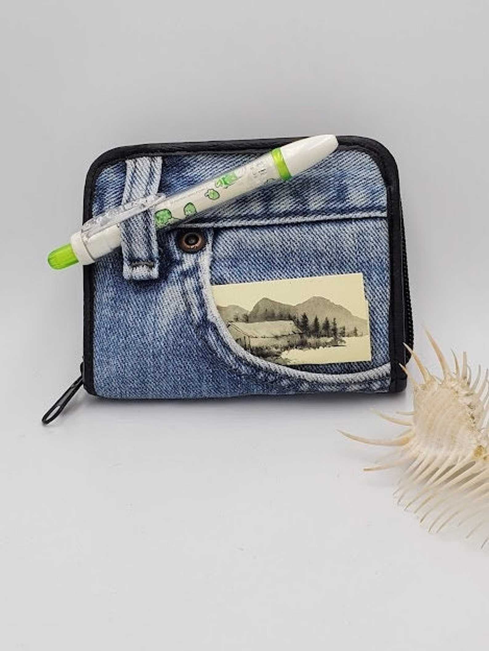 Blue Jean Beauty- the Classic Denim Wallet: Timeless Style and ...