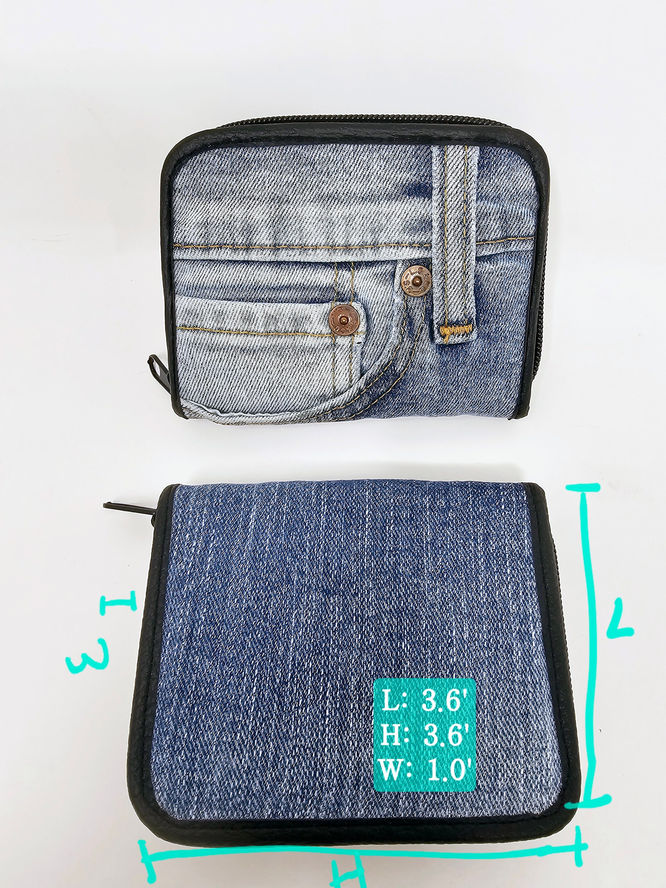 Blue Jean Beauty- the Classic Denim Wallet: Timeless Style and ...