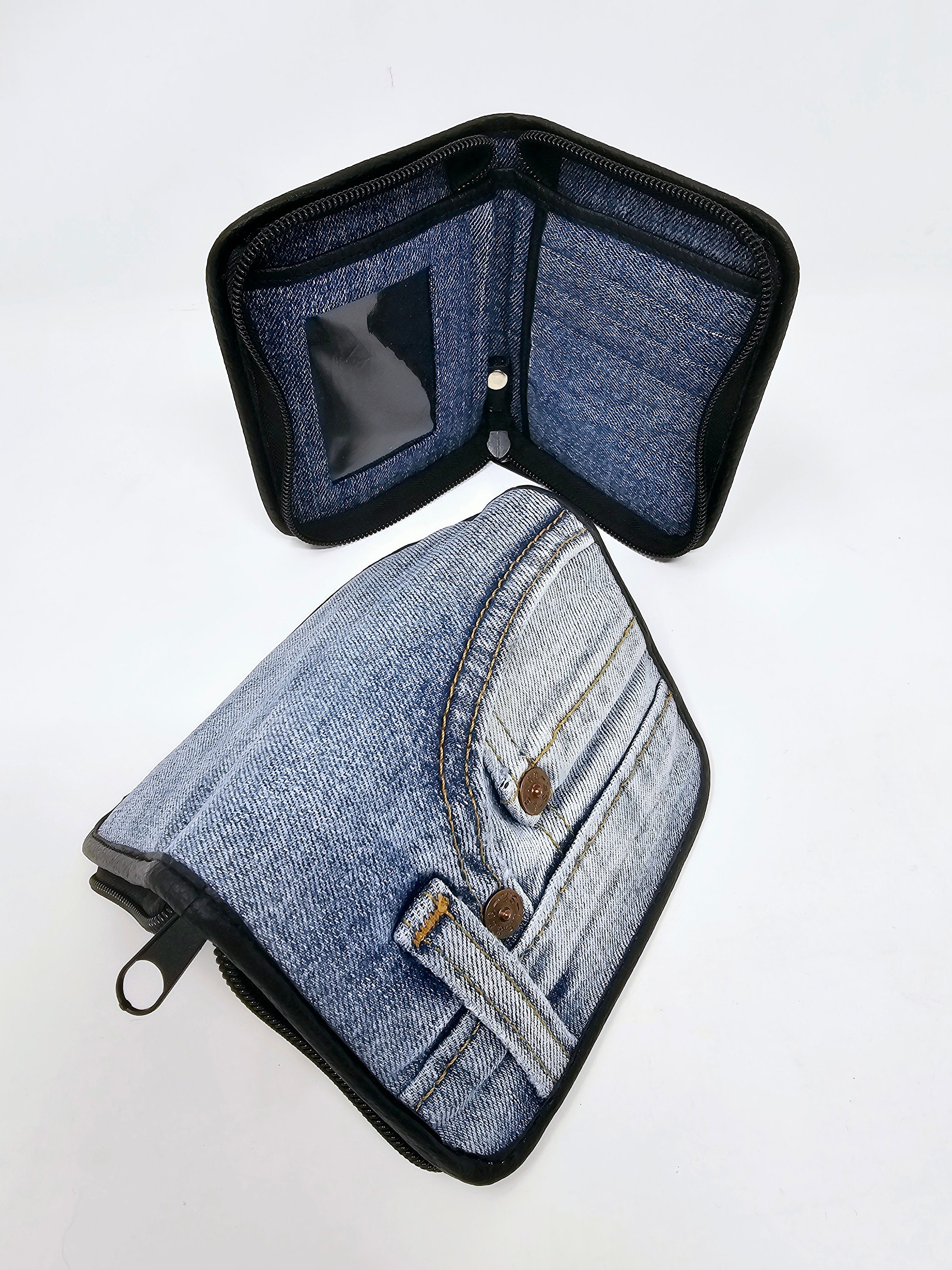 Blue Jean Beauty- the Classic Denim Wallet: Timeless Style and ...