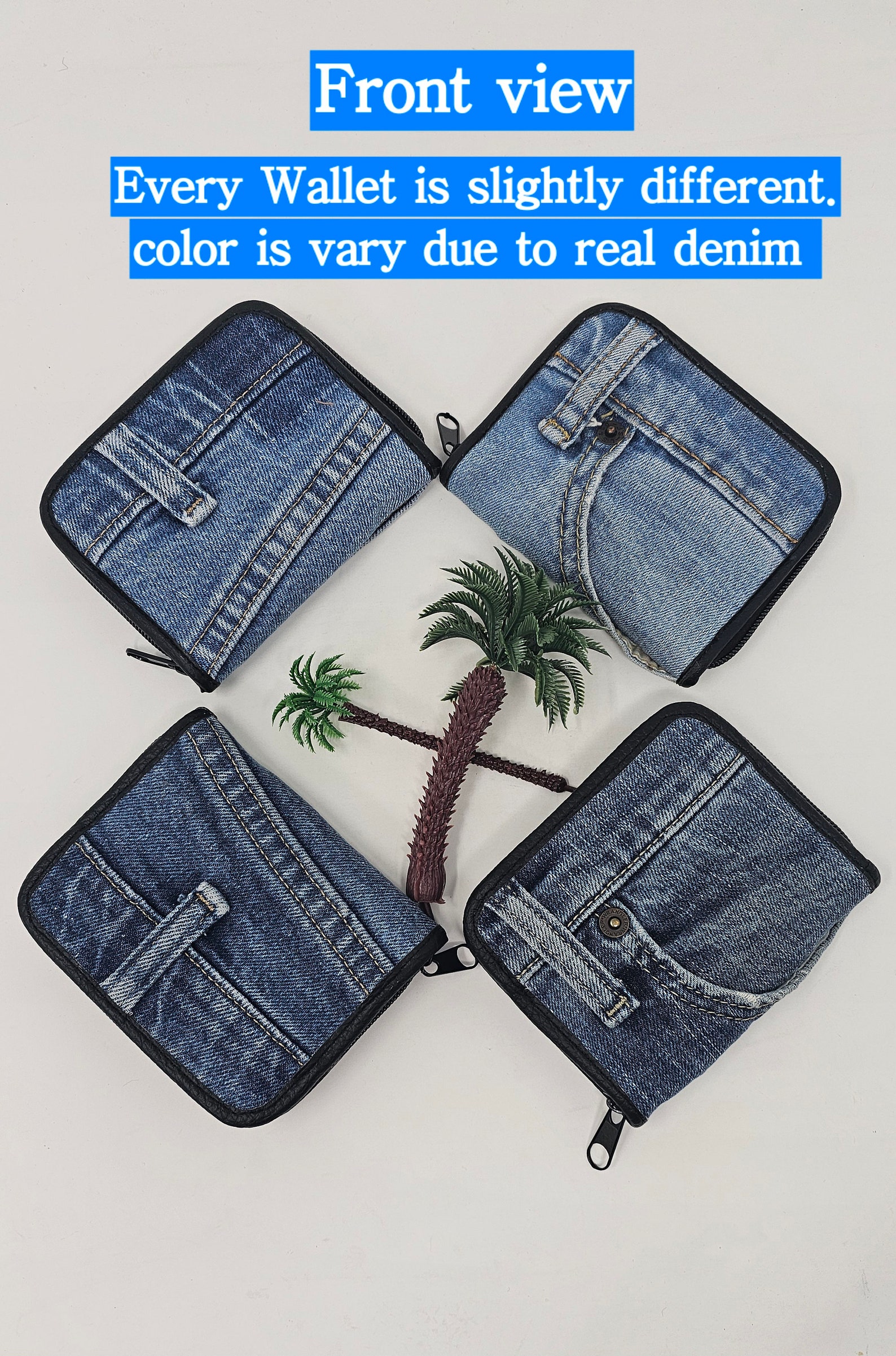 Blue Jean Beauty- the Classic Denim Wallet: Timeless Style and ...