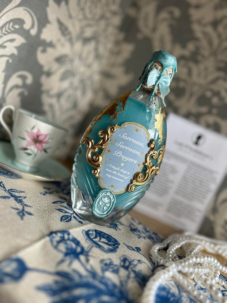 Bridgerton 'sorrows, Sorrow, Prayers' Magic Potion Glass Bottle ...