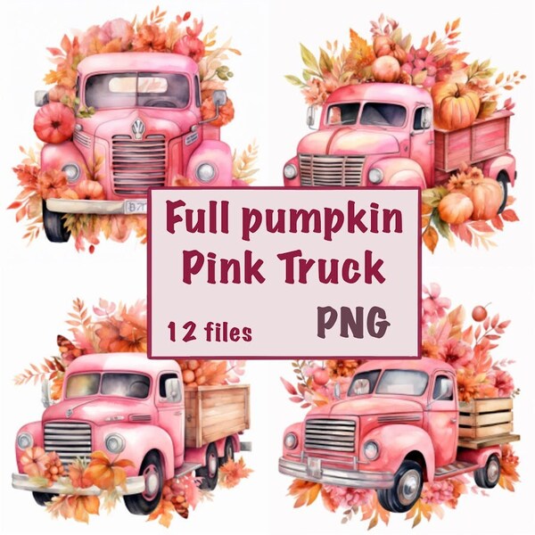 Pink Pumpkin Clipart - Etsy