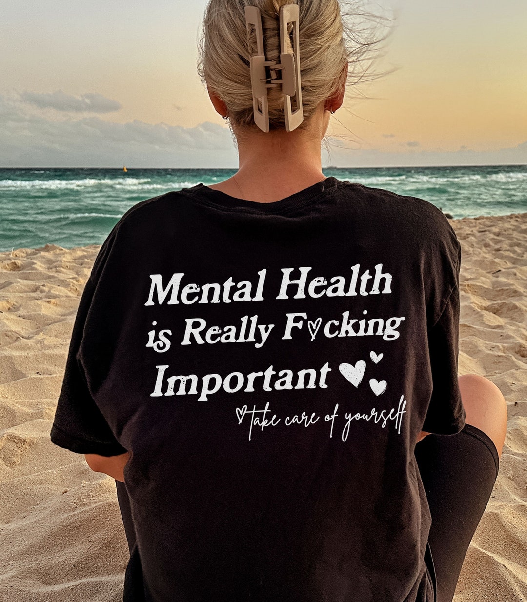 Mental Health Take Care of Yourself Comfortcolors Tshirt Self Love Club ...