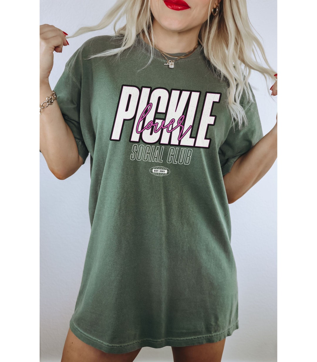 Pickle Lover Social Club Pickle Shirt Comfort Colors Y2k Outfits 2000s ...