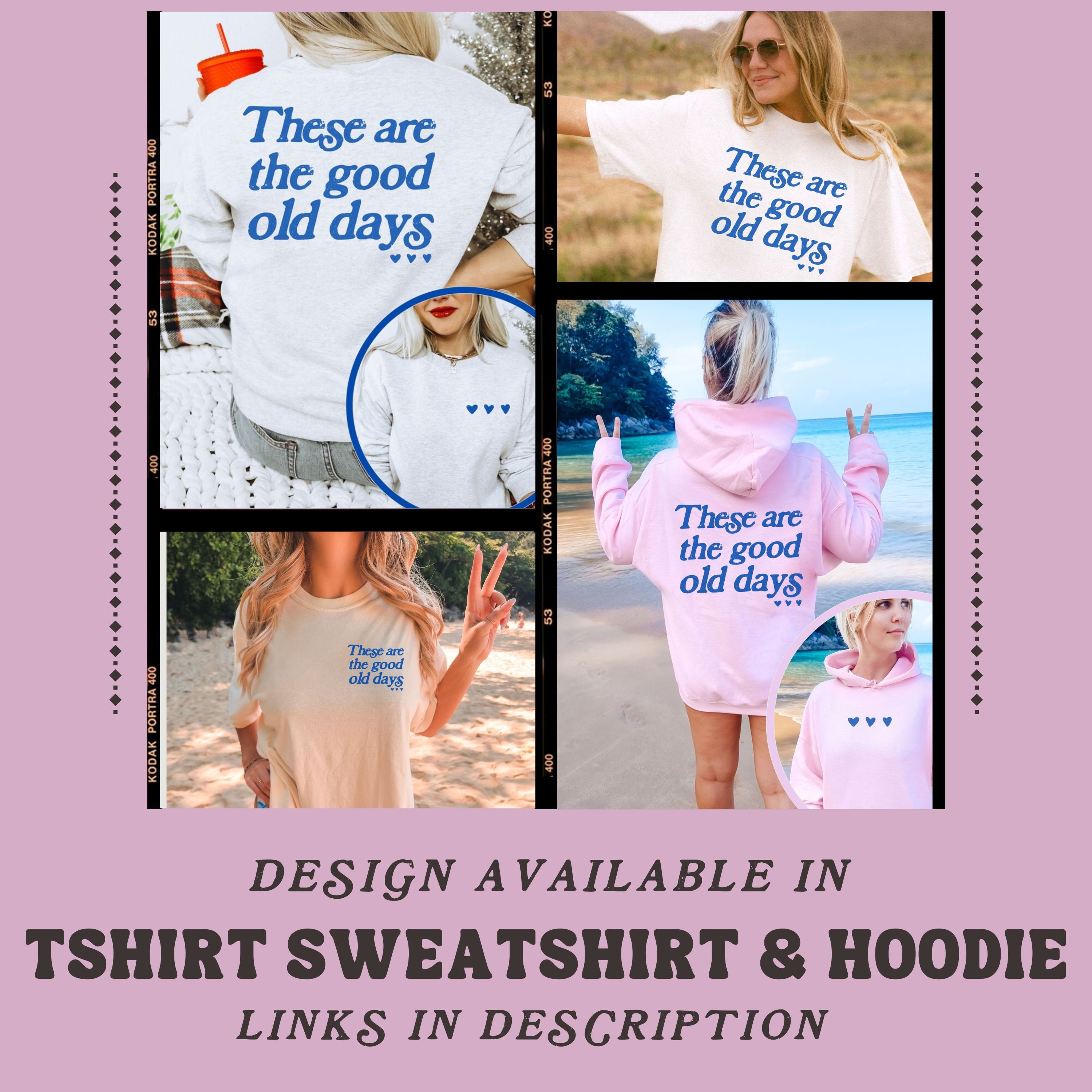 These Are the Good Old Days Sweatshirt Good Energy Manifest Shirt Be ...