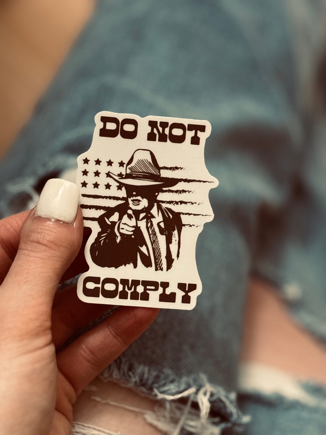 Trump Sticker Do Not Comply Free Trump Lets Go Brandon FJB - Etsy
