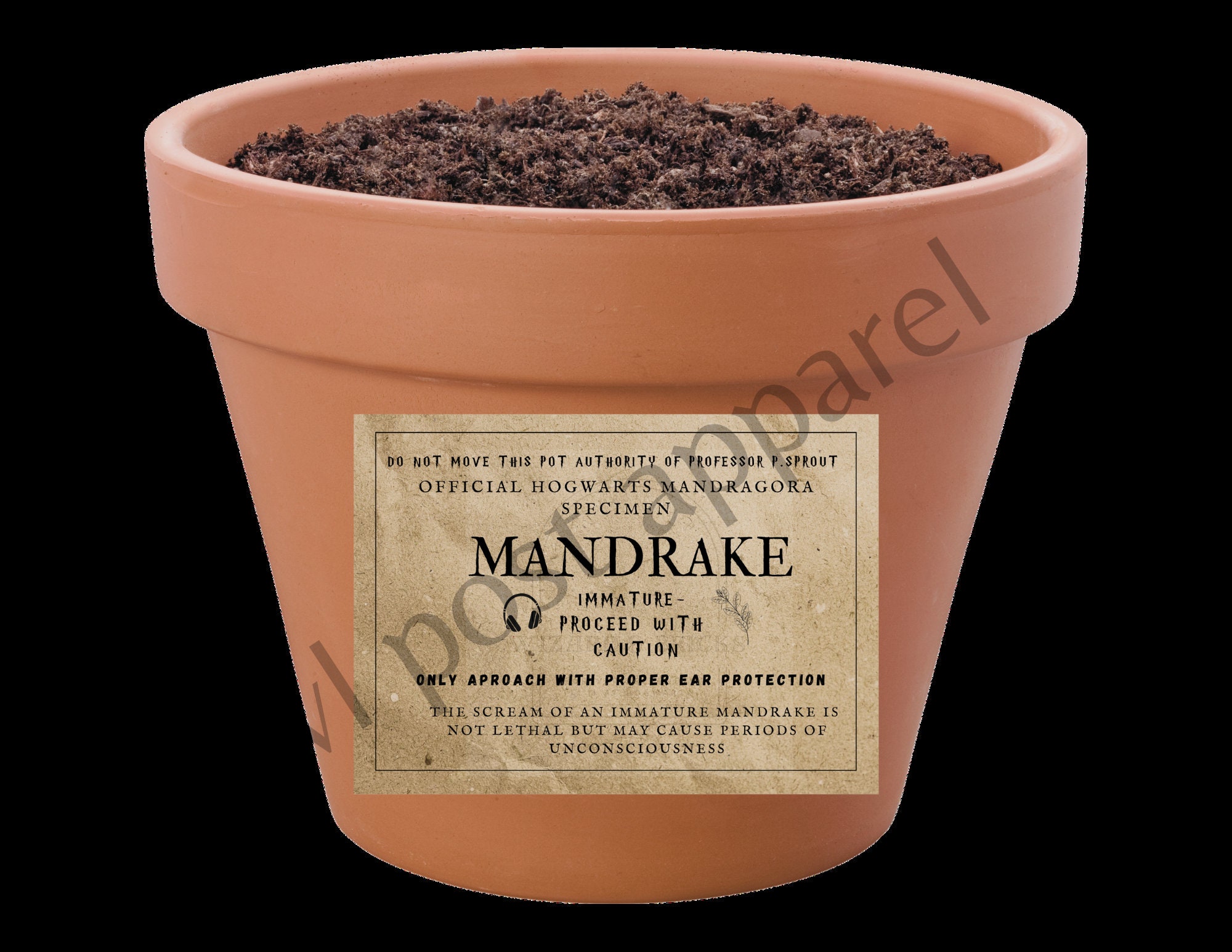 MANDRAKE Plant Labels Editable Pack of 9 Unique Labels - Etsy