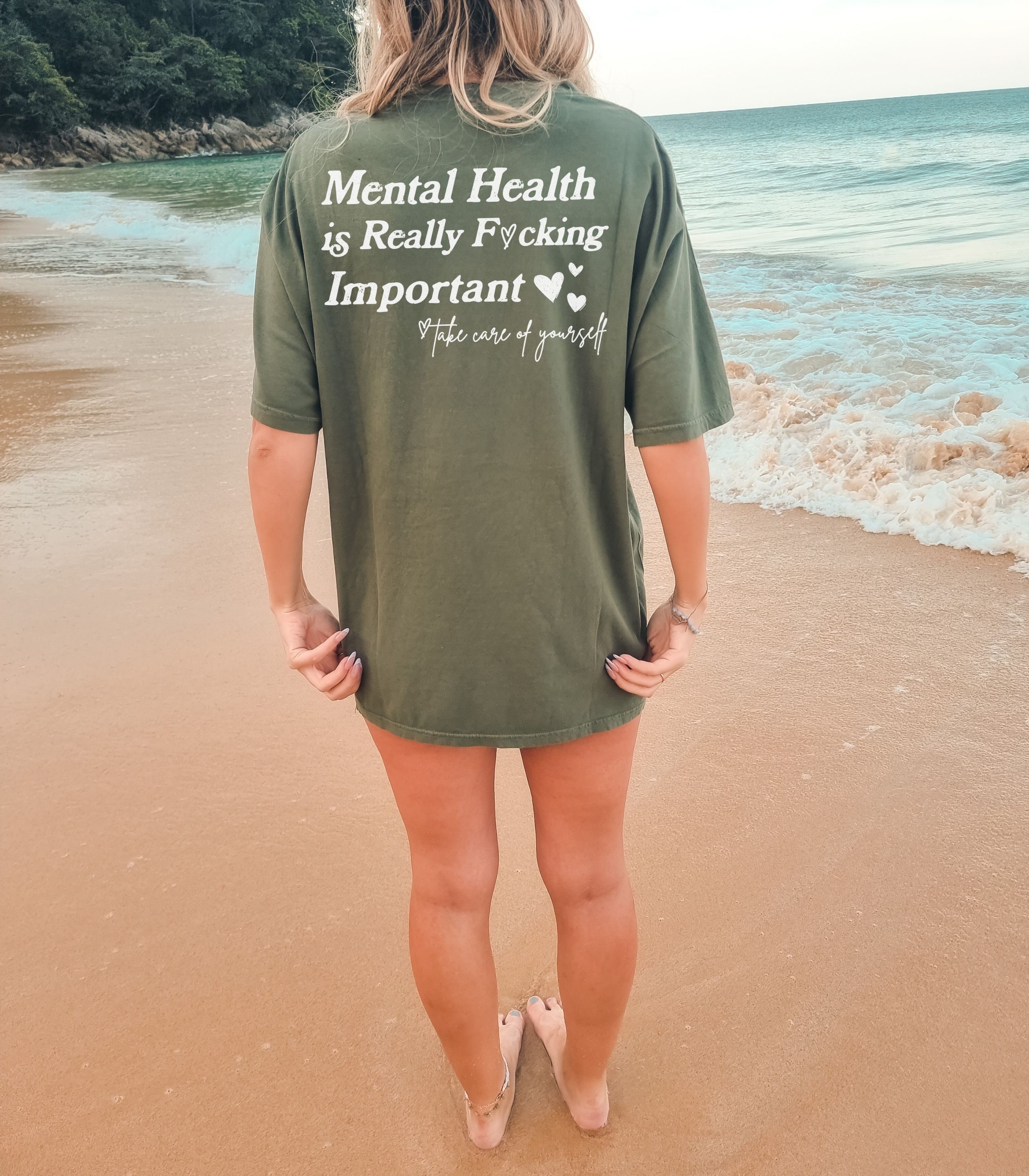 Mental Health Take Care of Yourself Comfortcolors Tshirt Self Love Club ...