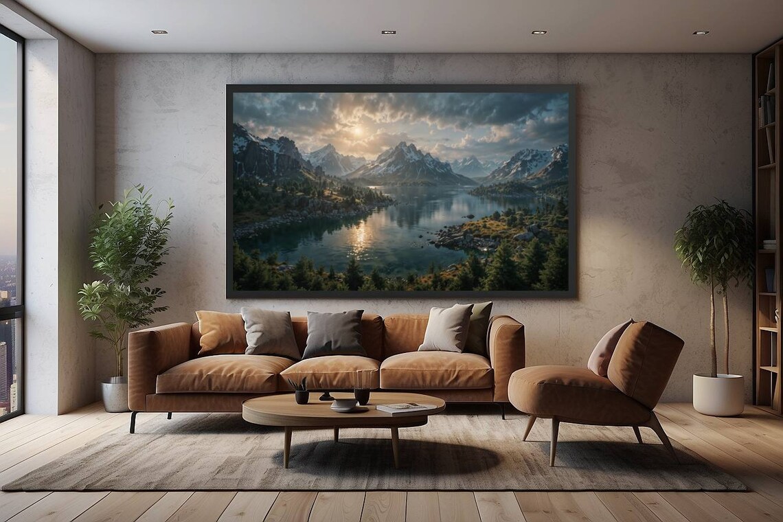 Landscape, Beautiful Landscape, Panoramic, Digital Art. Download Sizes ...