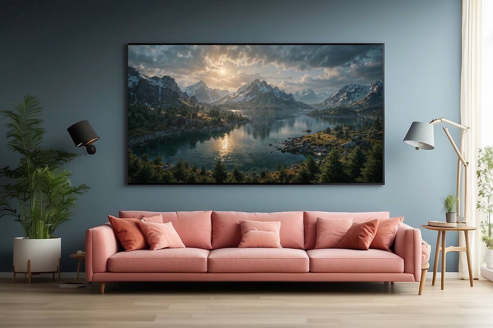 Landscape, Beautiful Landscape, Panoramic, Digital Art. Download Sizes ...