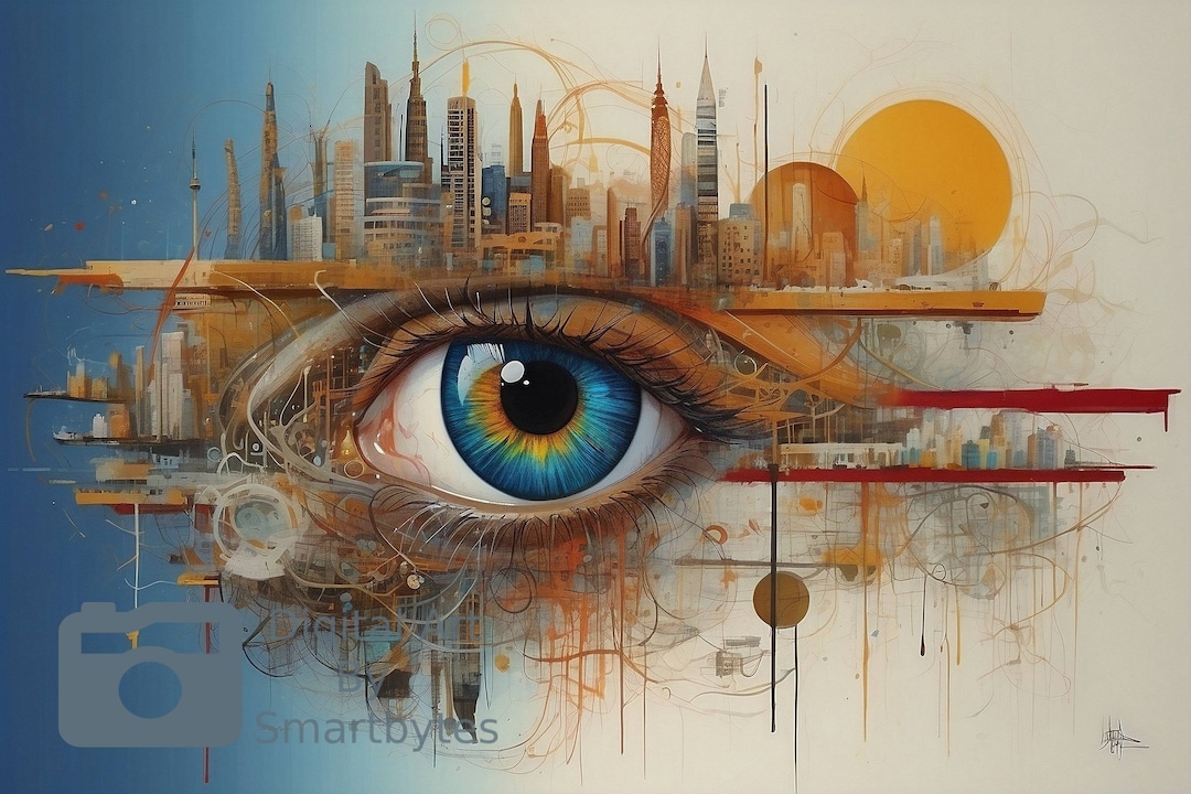 Abstract, an Eye, Digital Art. Download Sizes Are 30x20, 36x24, 24x20 ...