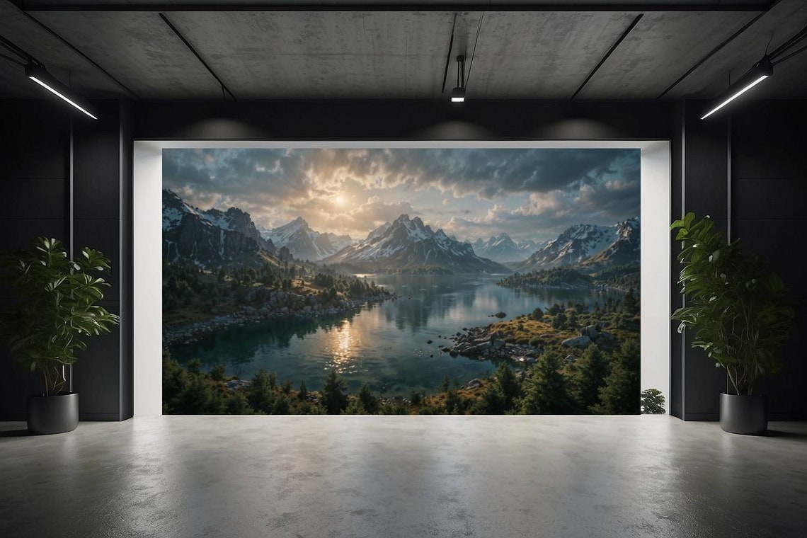 Landscape, Beautiful Landscape, Panoramic, Digital Art. Download Sizes ...