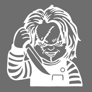 Chucky (child's Play) Vinyl Decal - Etsy