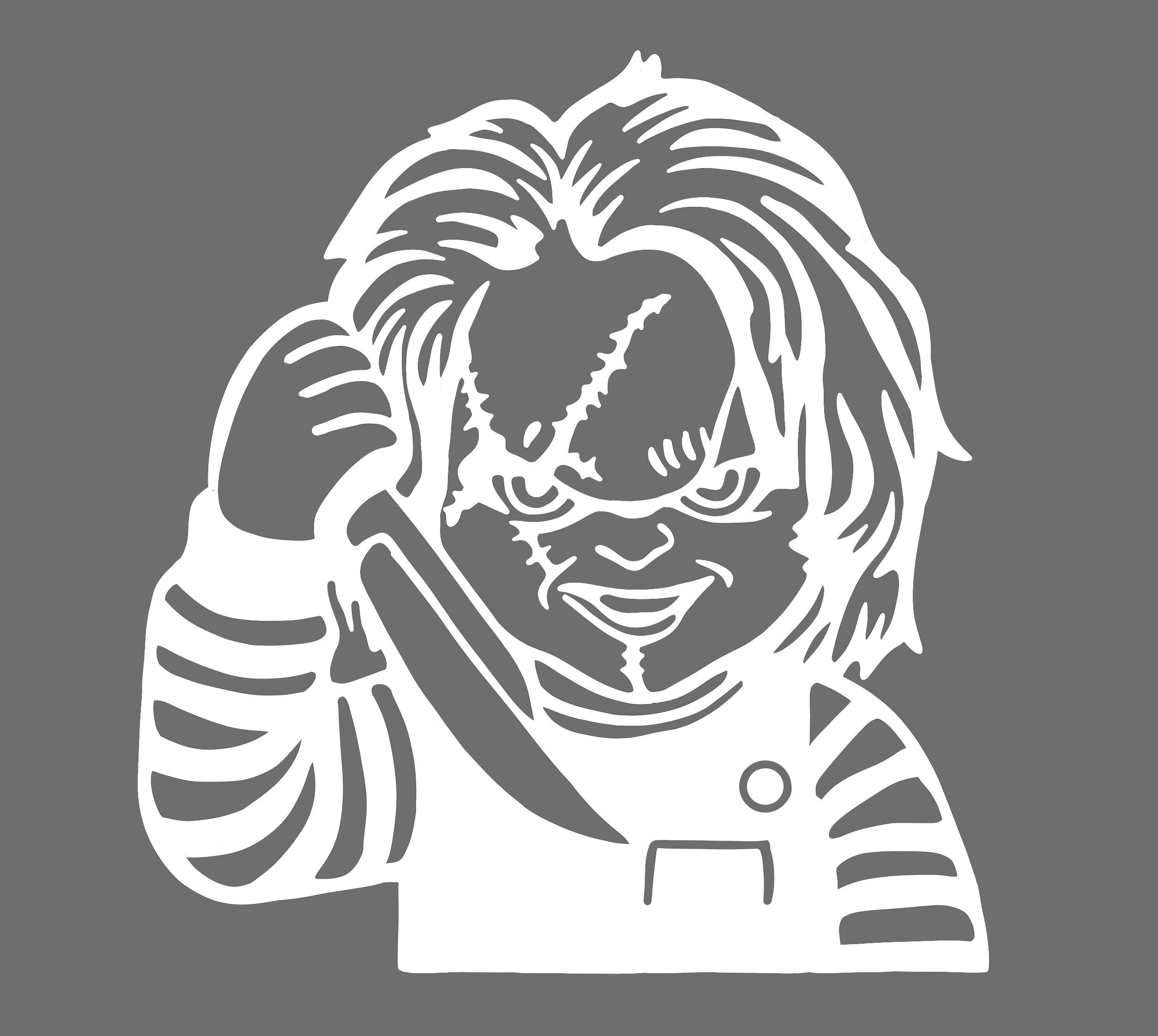 Chucky (child's Play) Vinyl Decal - Etsy